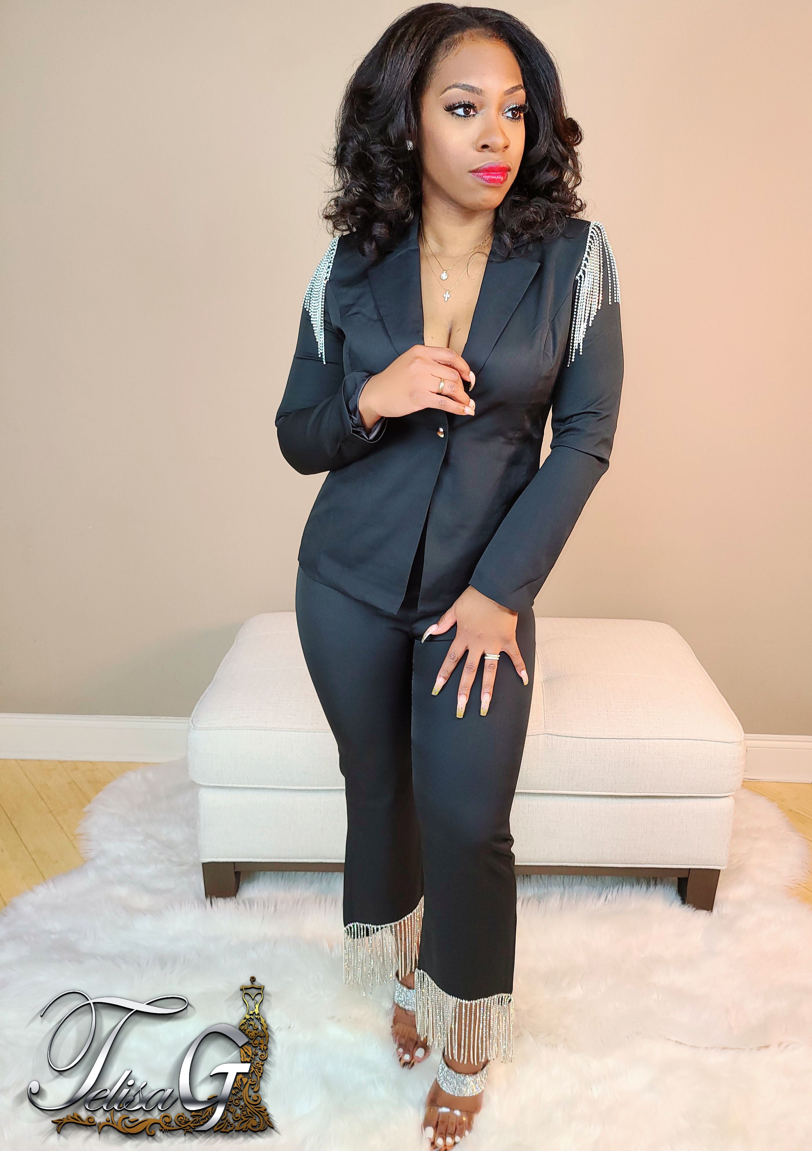 Lady Laura Suit - Black – LisaGheelz